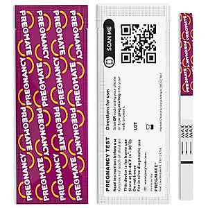 Pregmate 50 Pregnancy Test Strips (50 Count)