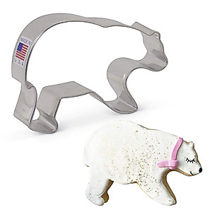 Small Bear Cookie Cutter, 3.5" Made in USA by Ann Clark