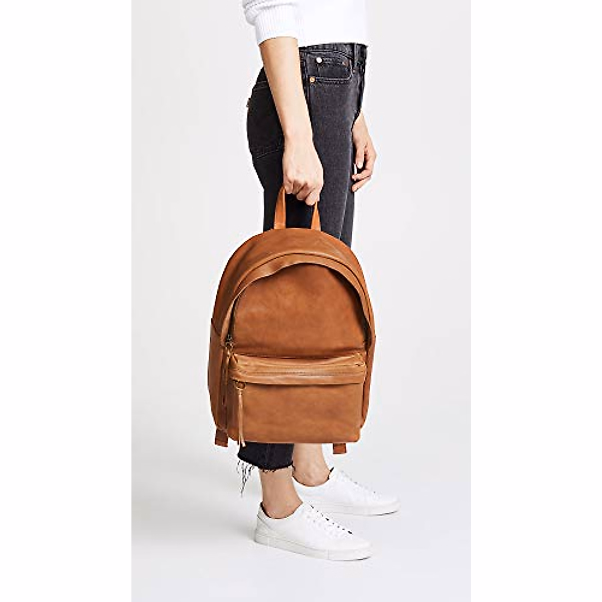 Madewell Women's The Lorimer Backpack, English Saddle, Tan, One Size