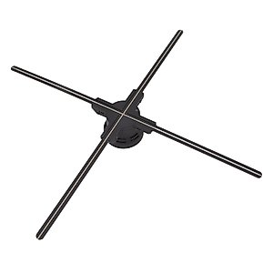 FTVOGUE 80cm 3D Holographic Projection Advertising Display 1600x928 Naked Eye 3D Holographic Projection Fan for Commercial Shop Sign Bar Party