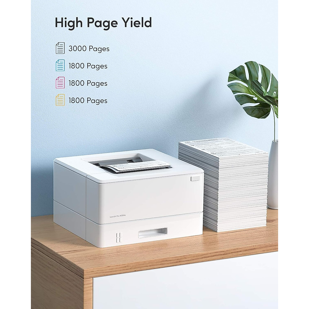 131X 131A Compatible Toner Cartridge 4-Pack, Replacement for HP 131X Toner