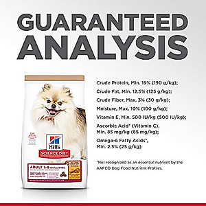 Hill's Science Diet Adult No Corn, Wheat or Soy, Small Bites, Dry Dog Food, Chicken Recipe, 15 lb Bag