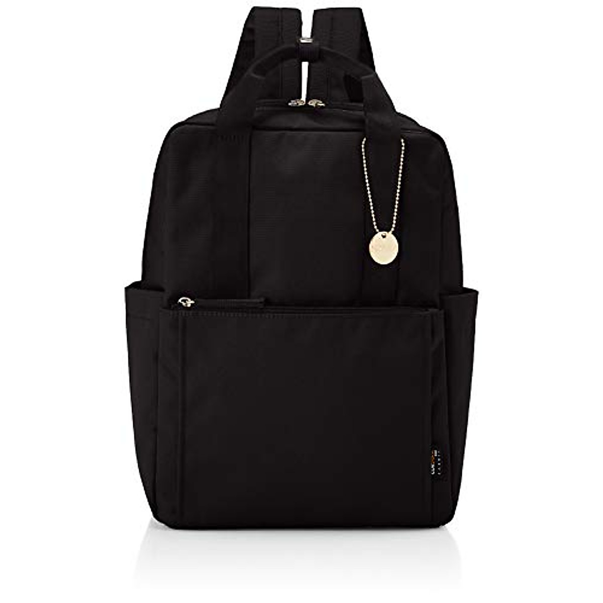 Monica MONI-0238 Women's Eco Cordura Rucksack with Handle, Black