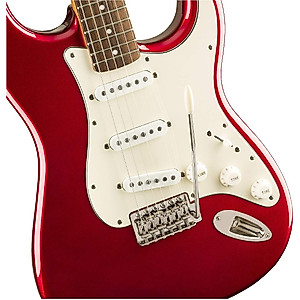 Squier Classic Vibe 60s Stratocaster Electric Guitar, with 2-Year Warranty, Candy Apple Red, Laurel Fingerboard