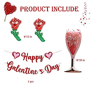 98 PCS Galentines Day Decorations Galentines Day Balloons Arch Garland Galentines Day Banner Valentine's Day Party Friends Supplies