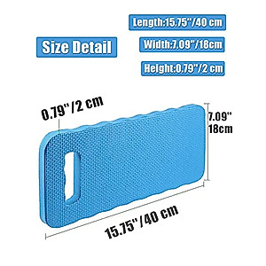 YWSHF 2 PCS Garden Kneeling Pad,Knee Mat Waterproof Foam Knee Pads for Gardening,Cleaning,Baby Bath,Yoga,Praying and Exercise 15.745'' x 7.09'' x 0.79''