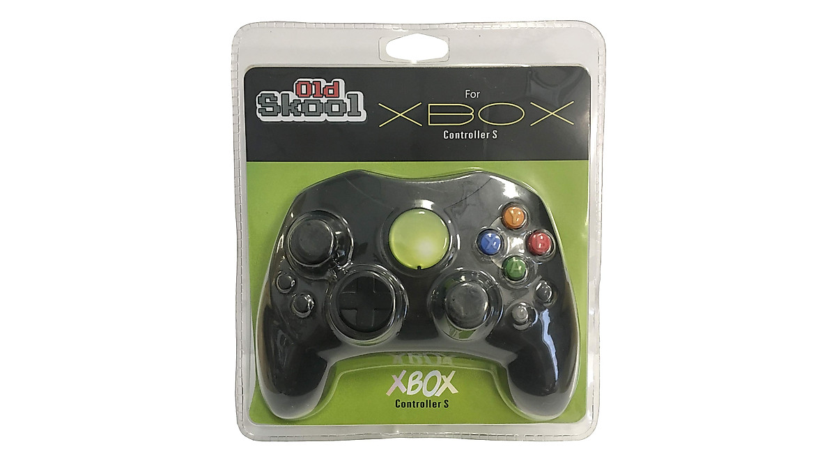 Old Skool Xbox Wired Controller - Black for Original Xbox
