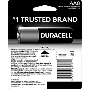 Duracell BATTRY ALKLN DURA AA CD8