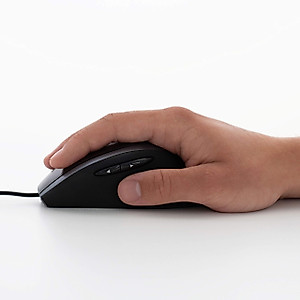 Logitech M500 Corded Mouse – Wired USB Mouse for Computers and Laptops, with Hyper-Fast Scrolling, Dark Gray