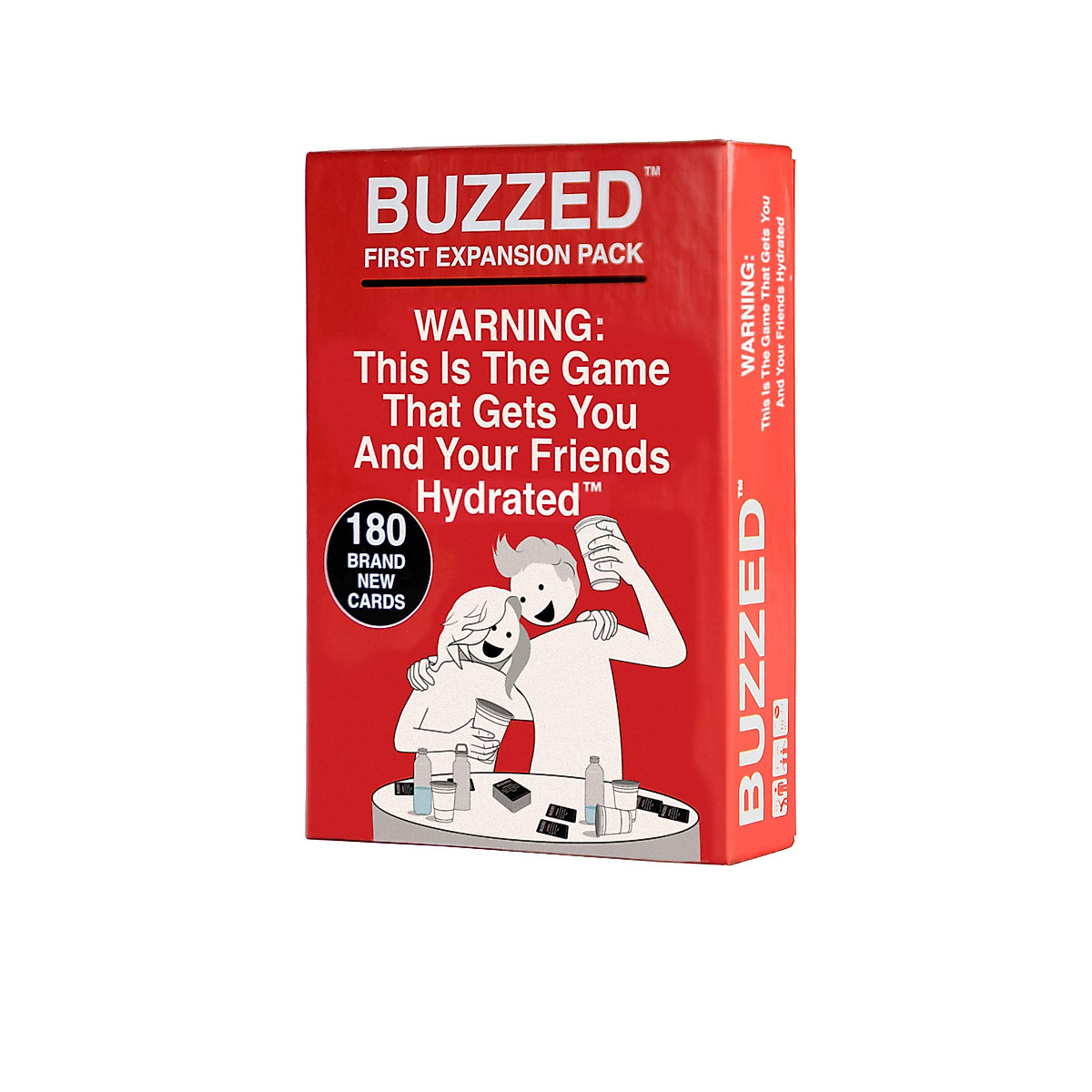 Buzzed Expansion Pack #1 - The Drinking Game That Will Get You & Your Friends Tipsy - Pool Party Games, Summer Party Games