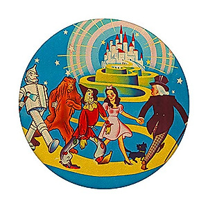 Wizard of OZ Book Art Tin Man Lion Scarecrow Dorothy & Toto PopSockets PopGrip: Swappable Grip for Phones & Tablets