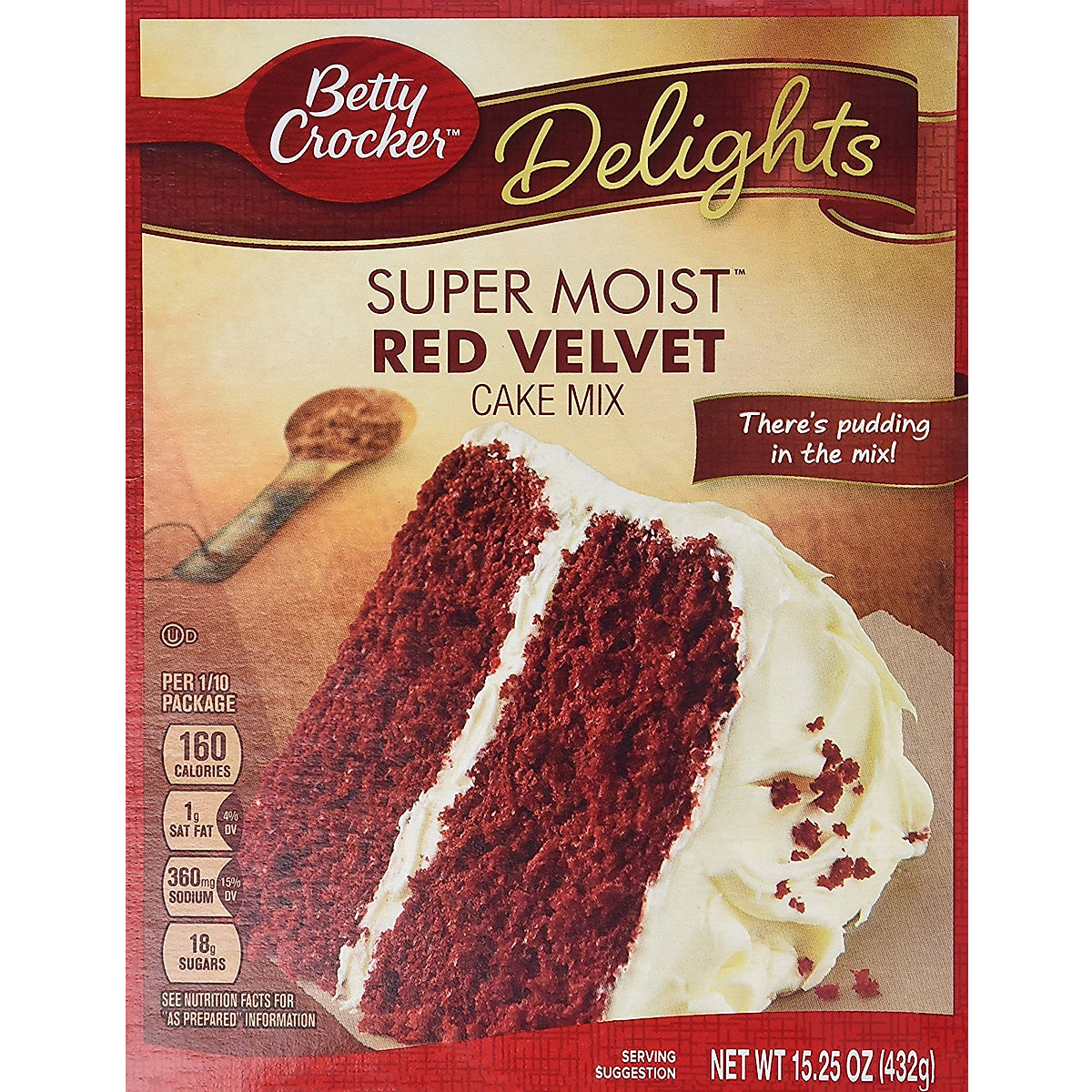 Betty Crocker Red Velvet Cake Mix 15.25Oz Per Box