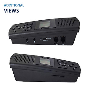 RecorderGear TR600 Landline Phone Call Recorder for Analog/IP/Digital Lines, Automatic Telephone Recording Device - 16GB