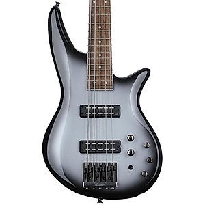 Jackson JS Series 5-String Spectra Bass JS3V, Silverburst, Laurel Fingerboard