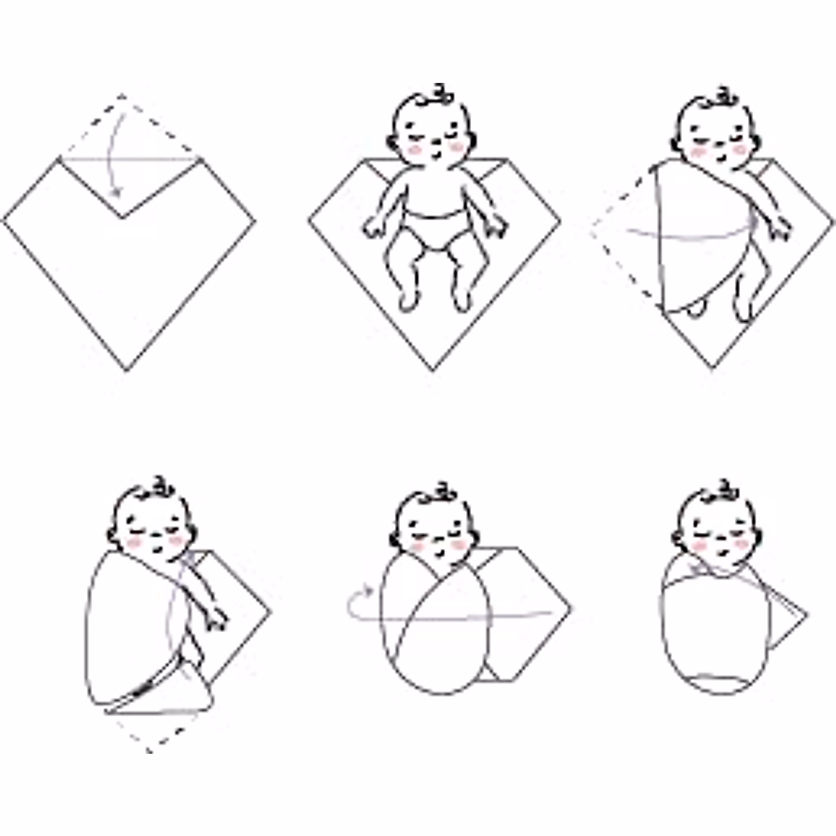 Mila Preemie Boutique Preemie Swaddle (35” x 35”) - Bamboo & Cotton Muslin Swaddle Blanket - Soft Preemie Swaddle Blanket - Neutral Preemie Swaddle Wrap for Small Newborn - Great Gift for Moms