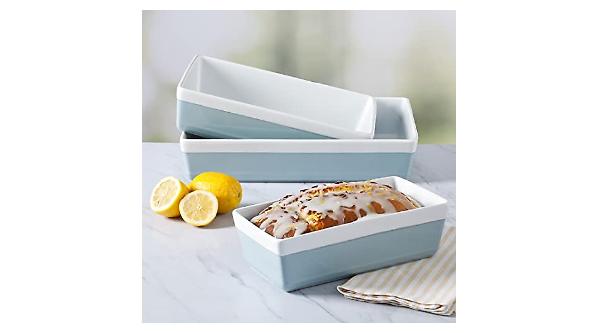 Martha Stewart 3-Piece Stoneware Bakeware Set for Oven & Table