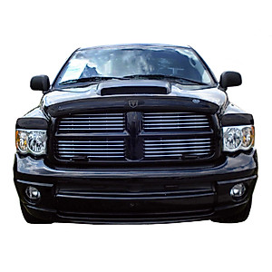 Auto Ventshade (AVS) 45433 Bugflector Deluxe 3-Piece Dark Smoke Hood Shied for 2002-2005 Dodge Ram 1500, 2003-2005 Ram 2500 & 3500