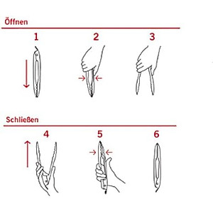 Rösle Stainless Steel 12-inch Lock and Release Tongs (12916)