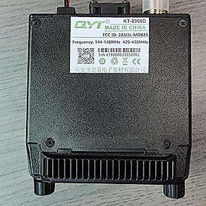 QYT KT-8900D Mobile Transceiver 25W VHF 144-148MHz UHF 420-450MHz Dual Band Quad Standby Mini Car Radio