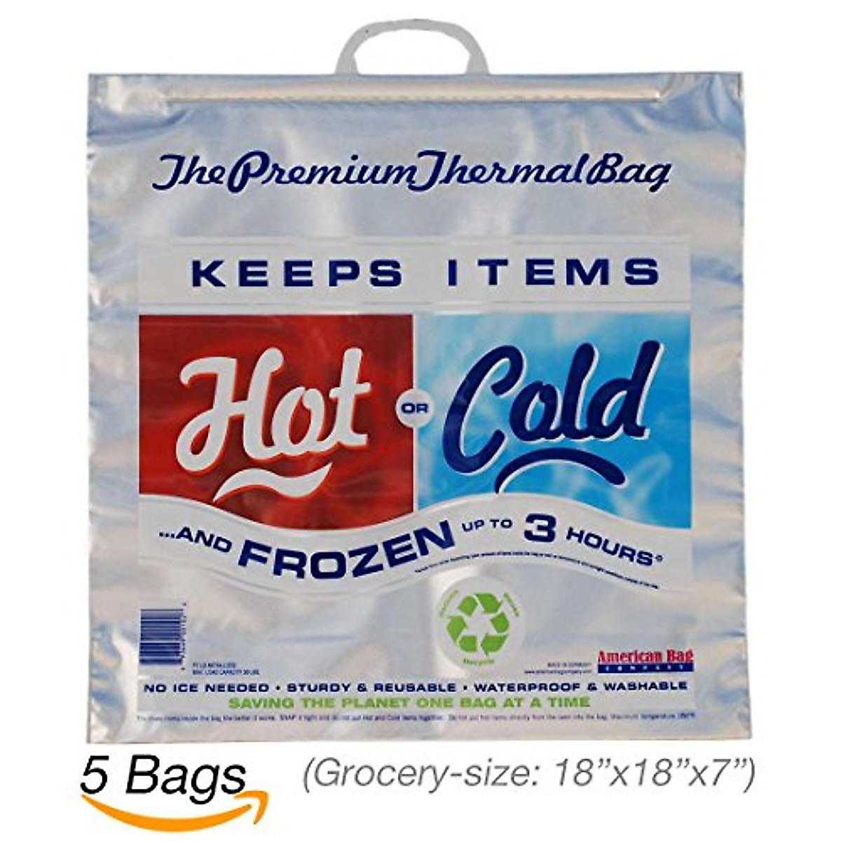 Insulated Bag | Thermal Bag | Hot Cold Bag (5, Grocery)
