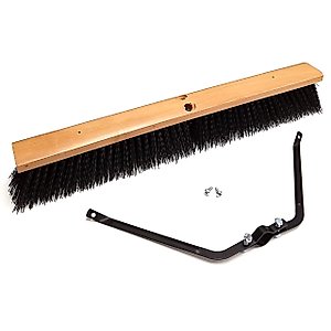 American Select Tubing 24” Rough-Surface Push Broom Head with Broom Brace (Case of 12)