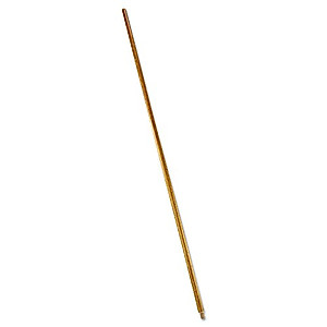 Rubbermaid Commercial Lacquered-Wood Threaded-Tip Broom/Sweep Handle, 1 5/8 Dia x 60, Natural (RCP6364)