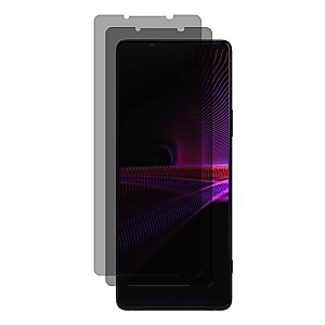 AISELAN for Sony Xperia 1 III Anti-Spy Tempered Glass, [2 Pcs] 9H Hardness Anti-Scratch Anti-Peeping Privacy Screen Protector Proteceive Film for Sony Xperia 1 III Phone