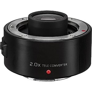 Panasonic LUMIX 2.0X Teleconverter Lens, Black (DMW-TC20)
