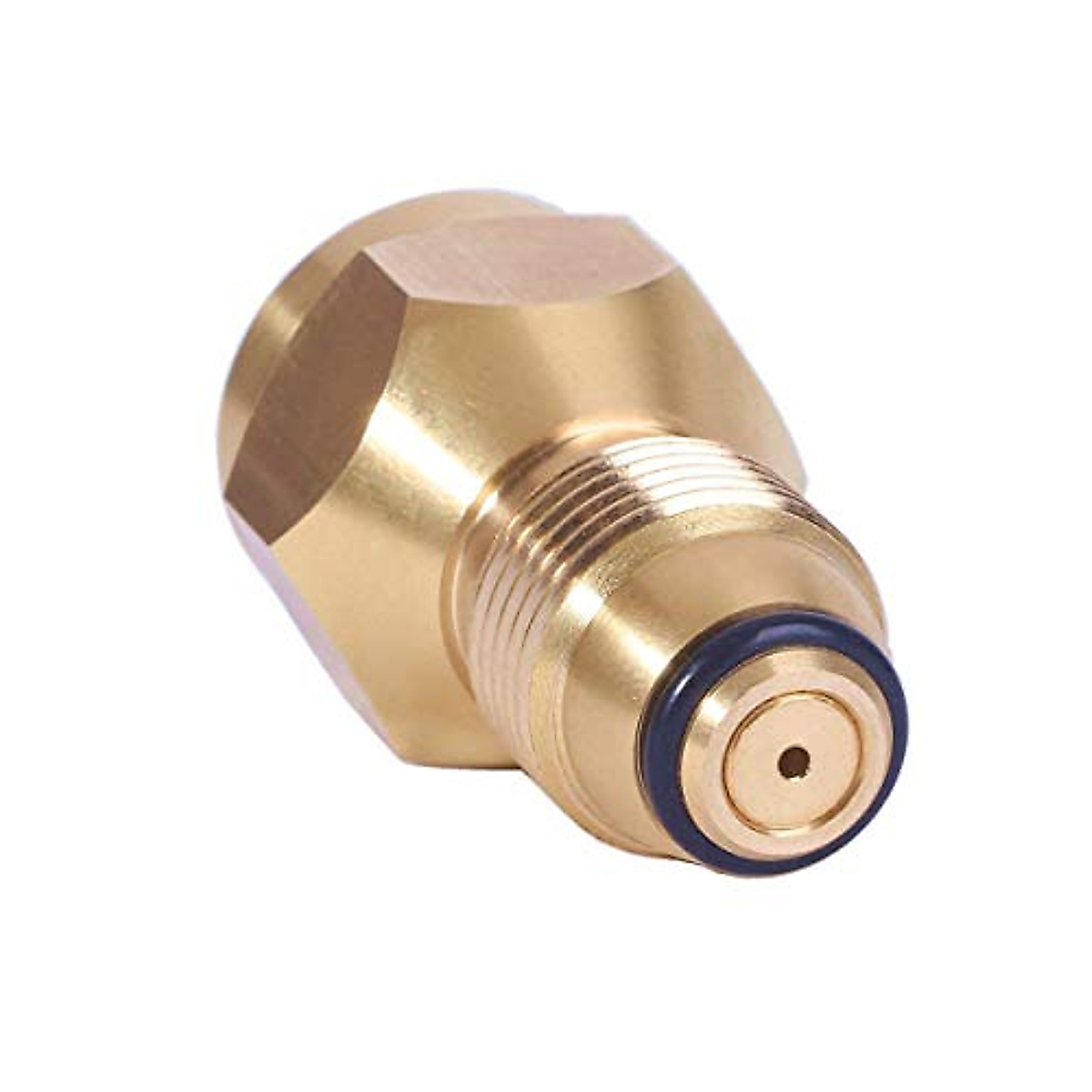 DOZYANT Universal Safest Propane Refill Adapter for Throwaway Disposable Bottle - 100% Solid Brass Regulator Valve Accessory for All 1 LB Tank Small Cylinders