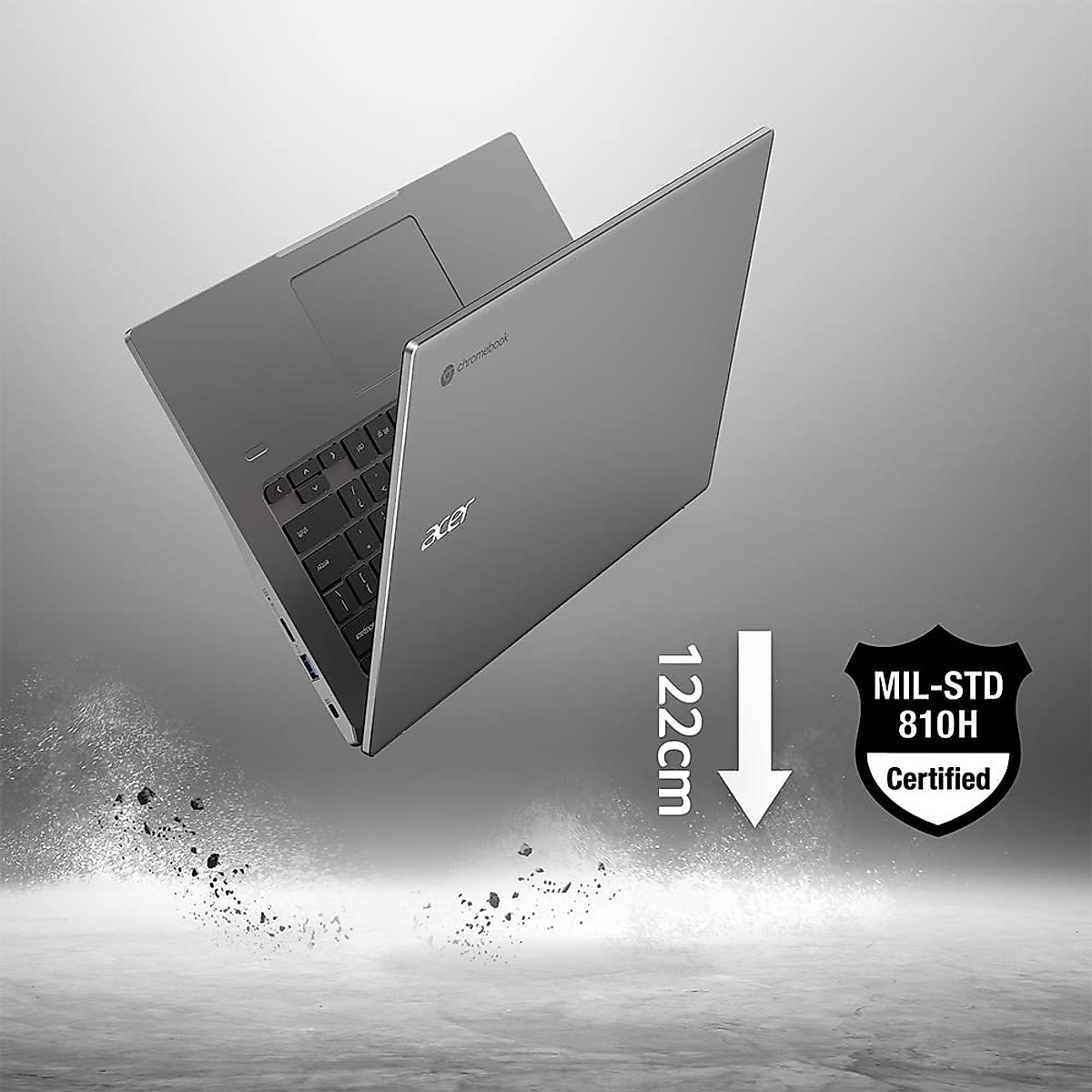 Acer Chromebook Enterprise 514 Laptop | Intel Core i3-1115G4 | 14" Full HD IPS Touch Display | 8GB LPDDR4X | 128GB NVMe SSD | microSD | Intel Wi-Fi 6 | Backlit Keyboard | Chrome OS | CB514-1WT-33MW