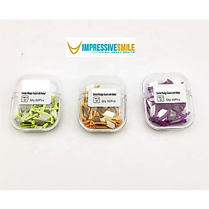 Dental Wedge Guard with Metal Plastic Knife and Protection Matrix for Teeth Interproximal Area 50pcs/box (SMALL)