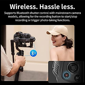 Zhiyun Weebill 3S Combo 3-Axis Gimbal Stabilizer for DSLR and Mirrorless Camera Compatible with Sony Nikon Canon Panasonic LUMIX Extendable Sling Grip Integrated Fill Light PD Fast Charge