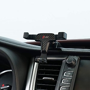 BEERTE Phone Holder fit for Toyota Highlander 2018 2019 Adjustable Air Vent Car Dashboard Cell Phone Mount,Carbon Fiber Pattern Phone Mount fit for Any inches Smartphone