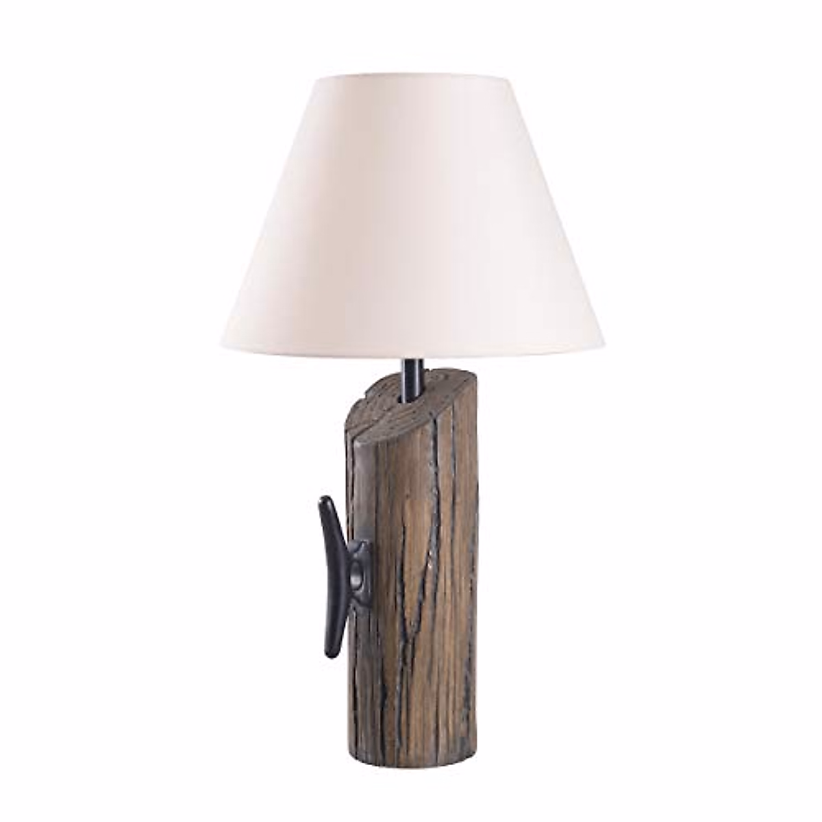 Kenroy Home 32055WDG Cole Table Lamps, Medium, Wood Grain