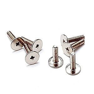 HH FASTENERS M3 Wafer Head Machine Screws,Laptop Screws,Head Dia.10mm,Metric,Right Hand,Pack of 50 (M3 x 8mm)