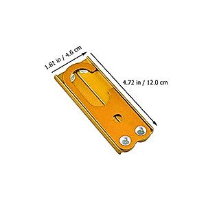 BESPORTBLE Folding Clothes Hanger Aluminium Alloy Travel Clothing Hangers Space Saving Coat Hanger for Camping Travel Hiking Backpacking Orange