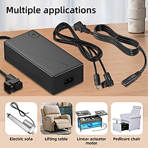 hmleaf Lift Chair or Power Recliner Power Supply Transformer 29V 2A+Motor Cable