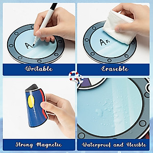 BOpusail 11Pcs Captain Mouse Cruise Magnets Birthday Cruises Door Decorations Summer Life Preserver Ring Refrigerator Magnet Waterproof Magnetic Stickers for Carnival Cabin Holiday Collectibles Decor