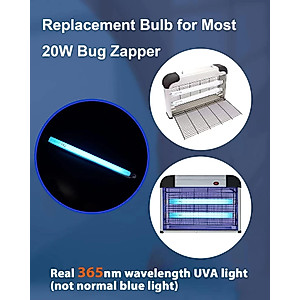 Celiwace T8F10W BL 10W Fluorescent Bulb Compatible with Aspectek LiBa, T8 10 Watt Replacement Tube for 20W Electronic Device 13 Inches BL Light