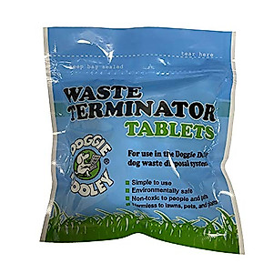 Doggie Dooley 36 Waste Tablets, White
