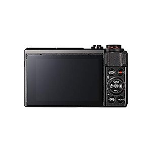 Canon PowerShot G7 X Mark II Digital Camera w/ 1 Inch Sensor and tilt LCD screen - Wi-Fi & NFC Enabled (Black) (Renewed)