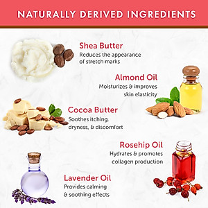 Belly Butter for Pregnancy - Tummy Butter for Stretch Marks Pregnancy - Belly Butter for Maternity Skin Care - Made with Cocoa Butter - Belly Cream for Pregnancy and Stretch Marks