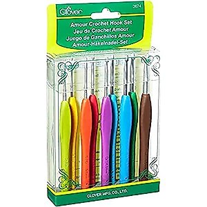 clover 3674 Amour Crochet Hook Set, 1