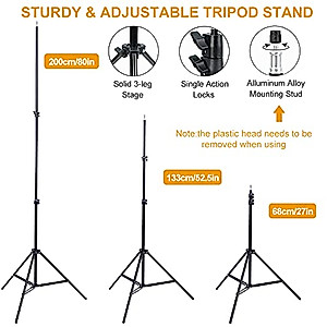 MOUNTDOG Softbox Lighting Kit,20"X28" Photography Continuous Lighting System Photo Studio Equipment with 95W Light Bulb 5500K for Portrait Product Shooting Photography Video Recording