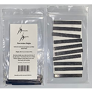 Plant Anchors/Weights Strips Lead Ribbon Live Plants Awesome Aquatic Weight Anchor Aquarium (10 Pack Strips)