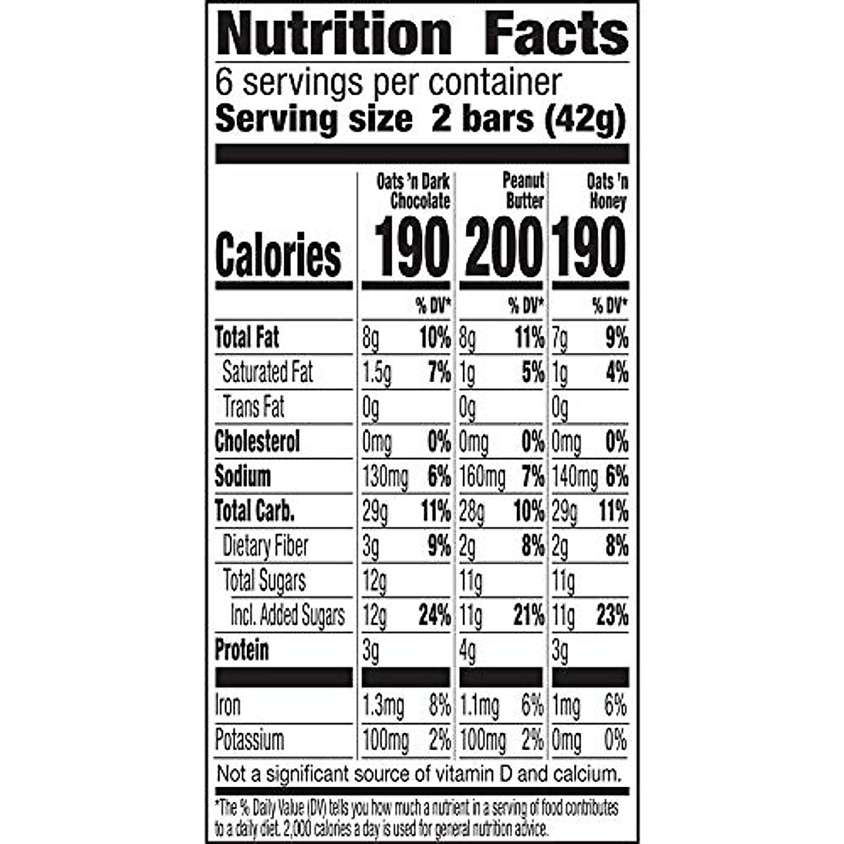 Nature Valley Crunchy Granola Bars, Variety Pack, 12 Bars, 8.94 OZ (6 Pouches)