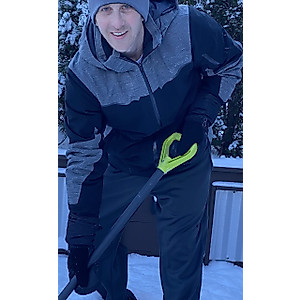 N'Ice Caps Men's Women's Waterproof Snow Mittens Gloves 100 Gram Thinsulate (Women's Medium, Mittens - Black)