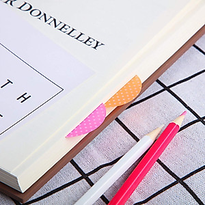 File Index Tabs Sticky Writable Flags for Labeling and Organizing Documents, Papers, Filing, Book, Folder (Style 6, 480 Pieces)