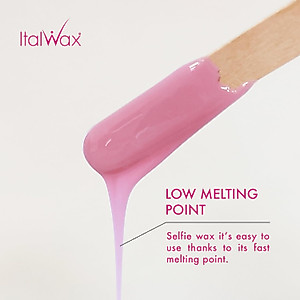 Italwax Face Selfie 500g / 1.1lb - Delicate hard wax for face with oil complex - Perfect for waxing eyebrows, upper lip and sideburns​