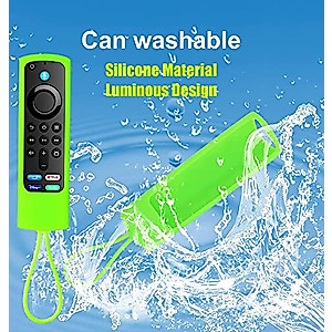 Voice Remote Control Replacement Fire TV L5B83G with Cover Silicone Case, fit for Fire TV Lite, Fire TV Stick 4K Max/Bundle (2nd Gen and Later), Cube (1st Gen and Later), Fire TV (3rd Gen)